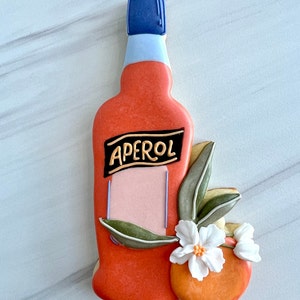 DIGITAL STL ONLY Aperol Bottle Floral Cookie Cutter (summer Spritz ...