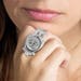 Coin Ring With the Chai Coin Medallion on Owl Noa Tam Coun Jewelry ...