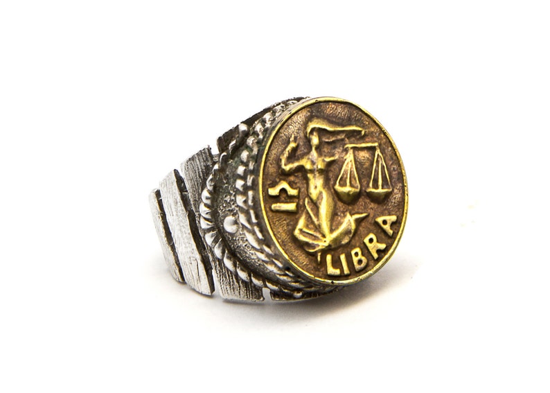 Libra Astrology Zodiac Ring Astrology Ring Zodiac Charm Libra the ...