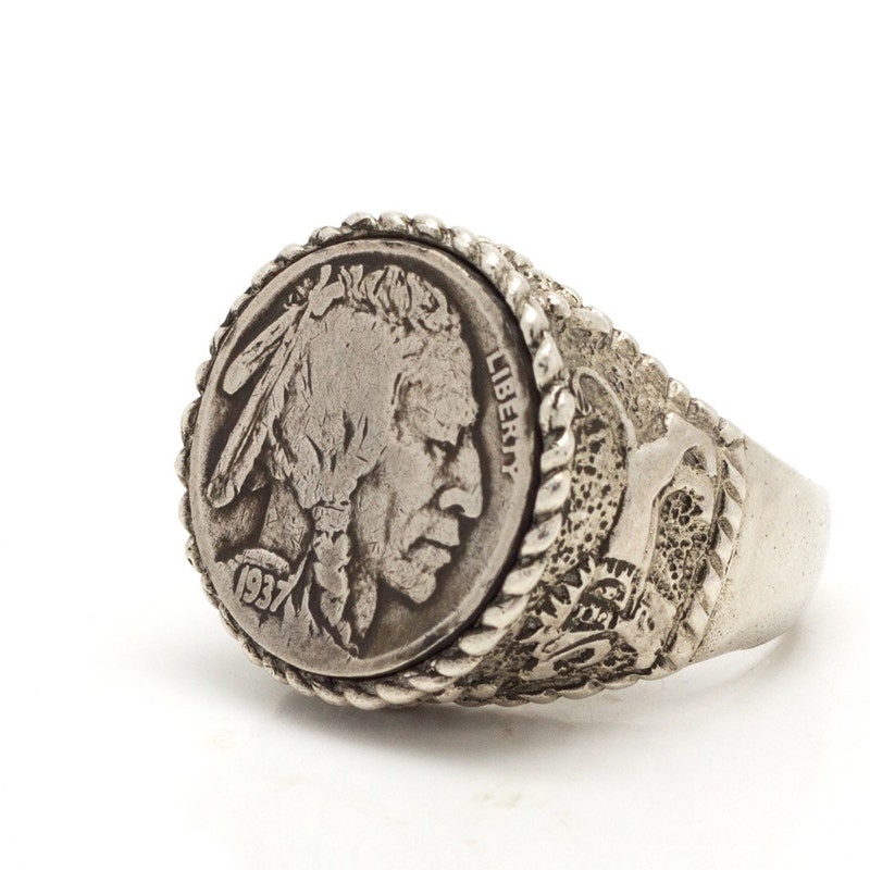 Buffalo Coin Ring - Etsy