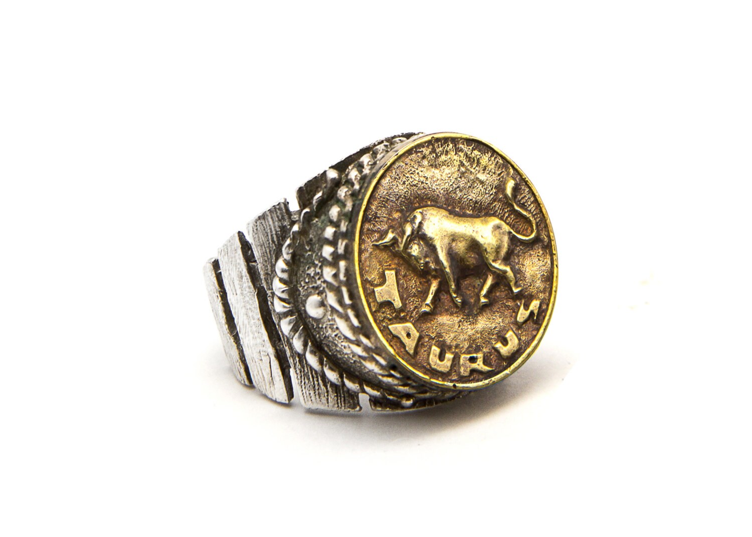 Taurus Astrology-zodiac Ring Brass Astrology Ring Zodiac | Etsy