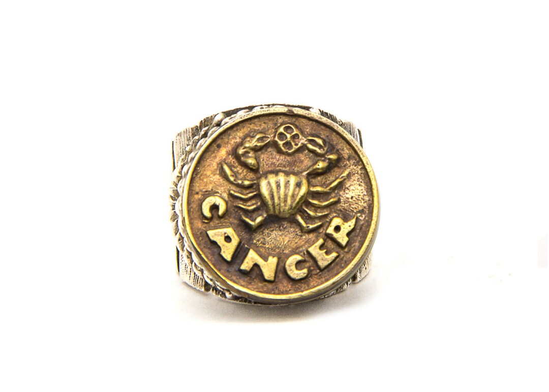 Cancer Astrology- Zodiac Ring- Astrology Ring- Zodiac Pendant Ring ...