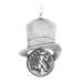 Medallion Necklace With the Running Man Medallion Hat Necklace - Etsy