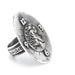 A Ring With A Running Man Coin Medallion-homemade Ring-one of Kind - - Etsy