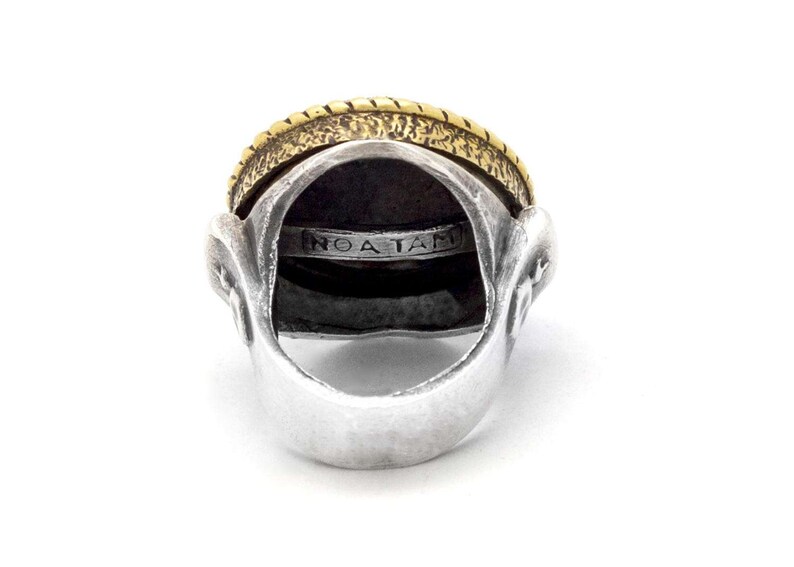 Coin Ring With the Anchor Coin Medallion Noa Tam Coin Jewelry - Etsy