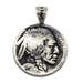 Coin Pendant With the Running Man Medallion With Buffalo Nickel Coin of ...
