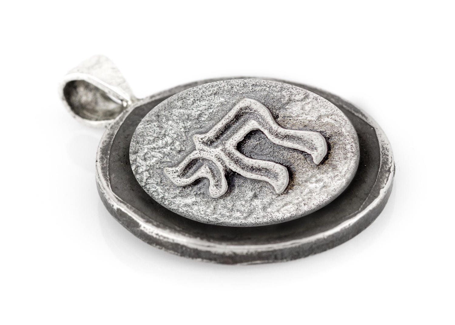 Coin Pendant With the Chai Coin Medallion and the Buffalo Nickel Coin ...