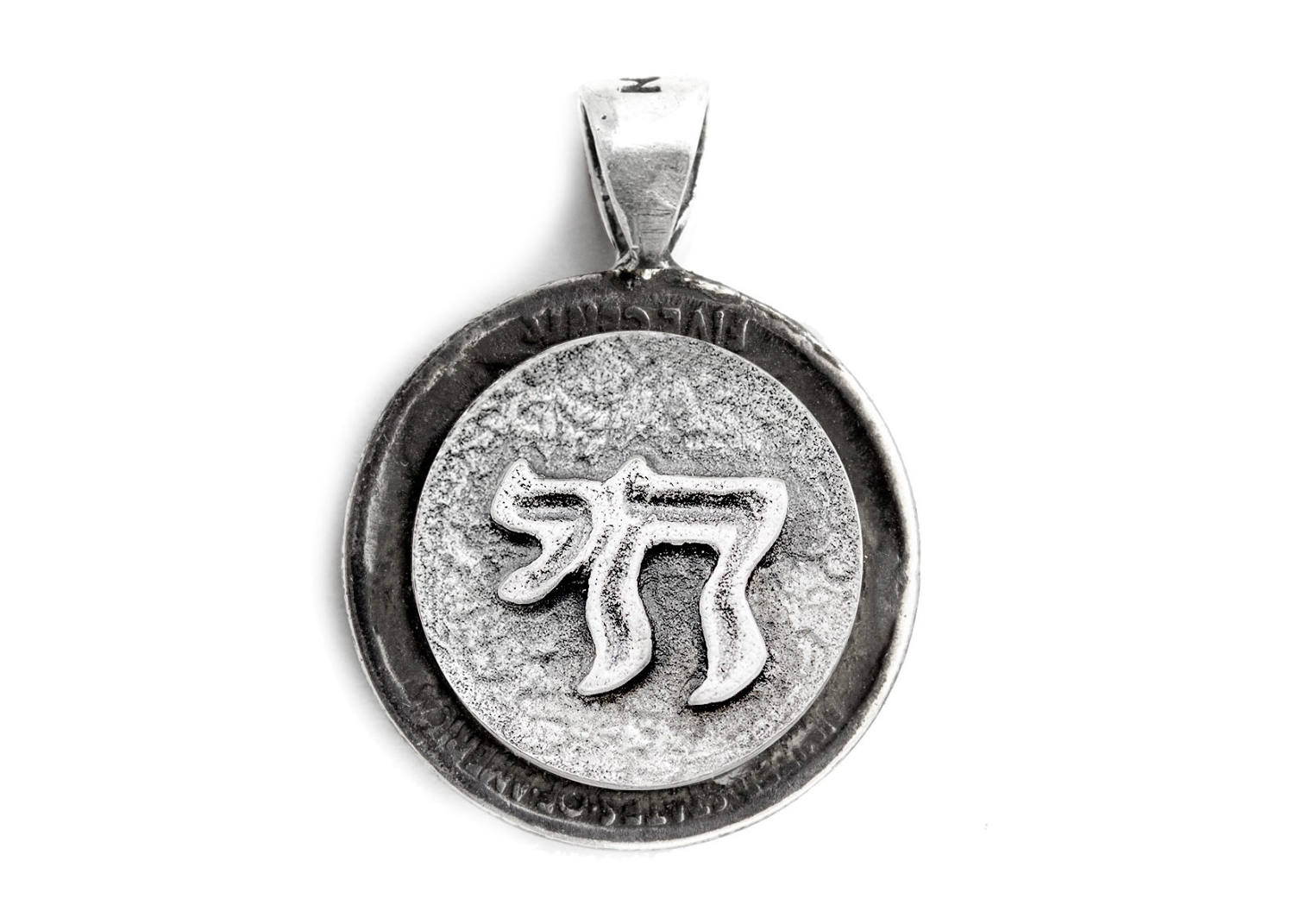Coin Pendant With the Chai Coin Medallion and the Buffalo Nickel Coin ...