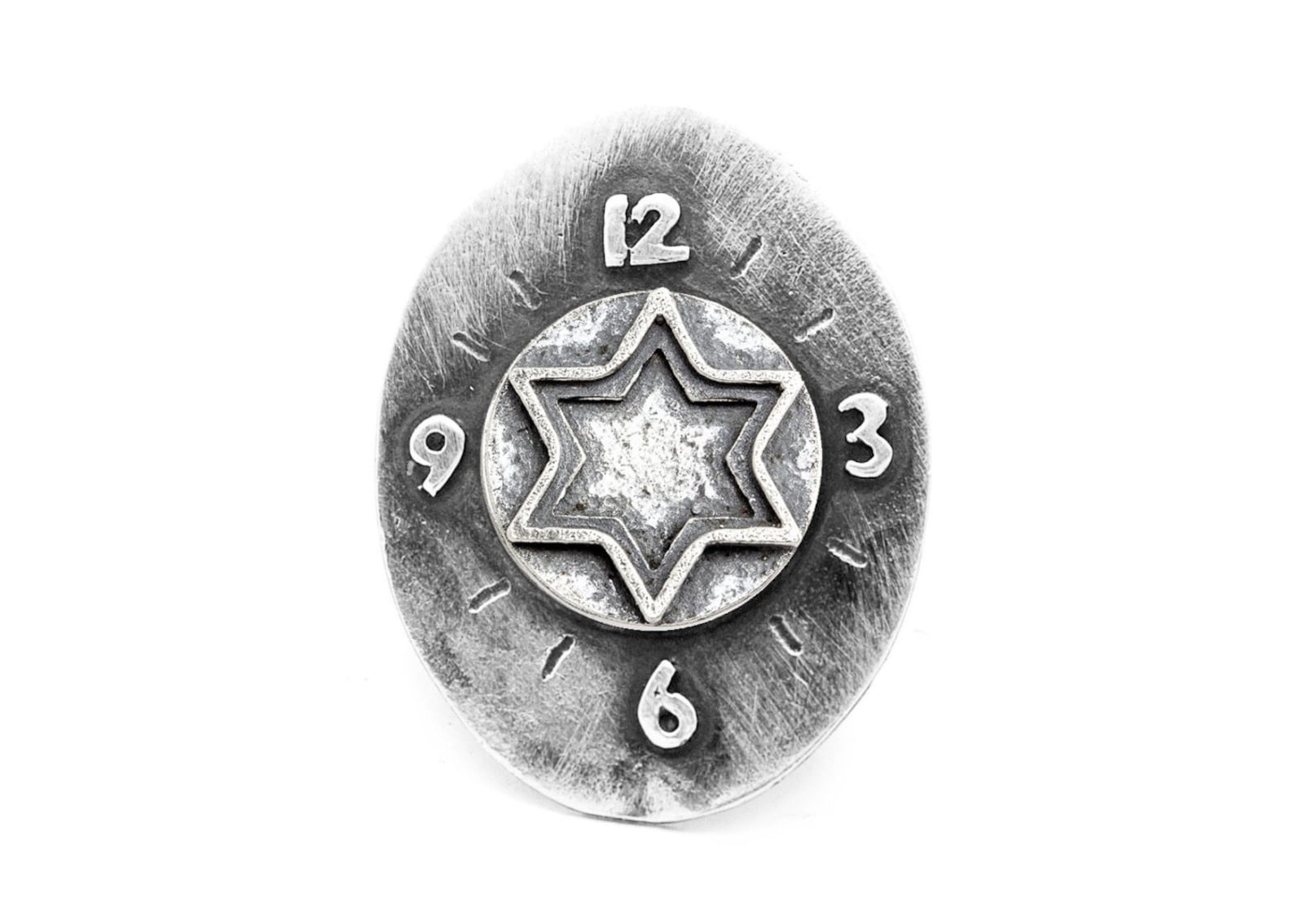 A Ring With A Star of David Star Coin Medallion-one of Kind - Etsy