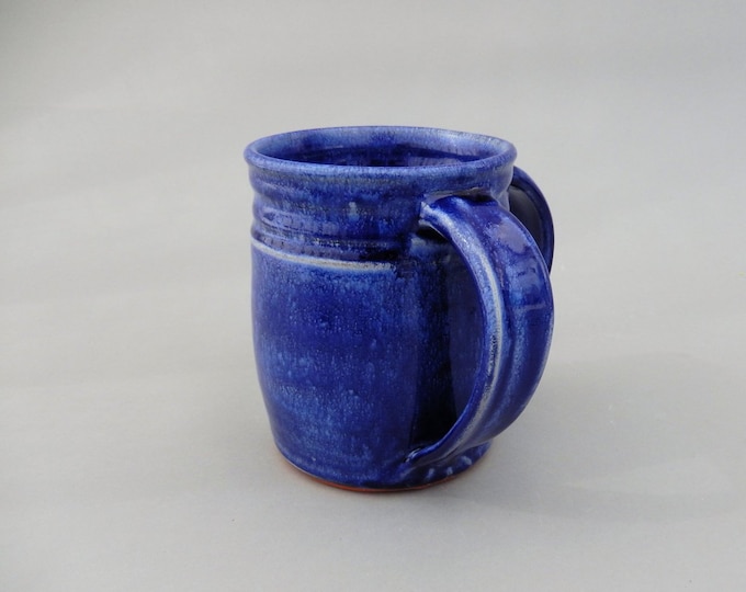 Ceramic Jewish Hand Washing Cup With 2 Handles Blue Pottery - Etsy