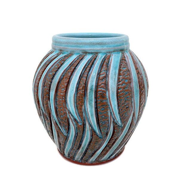 Turquoise Vase - Etsy