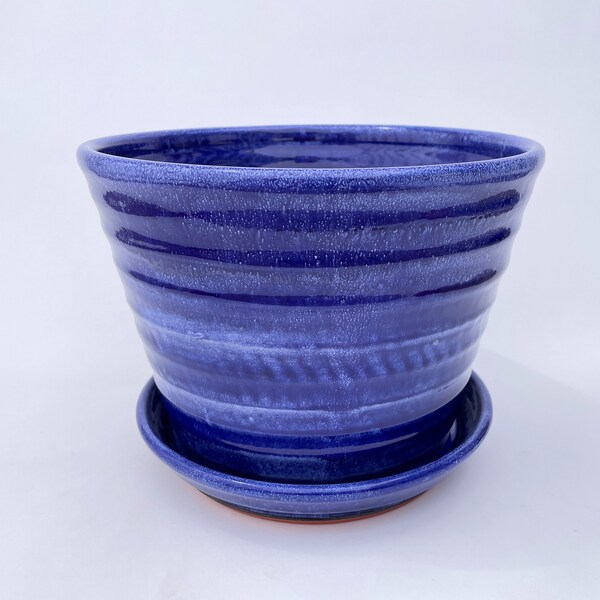 Cobalt Blue Planter - Etsy