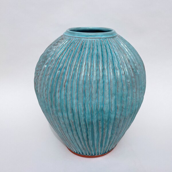 Turquoise Vase - Etsy