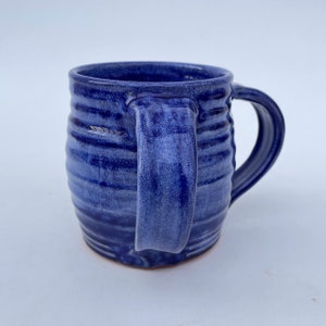 Ceramic Jewish Hand Washing Cup With 2 Handles, Blue Pottery Negel ...