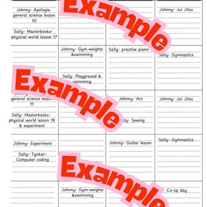 Minimal Weekly Planner – Printable PDF for Teachers & Homeschoolers - Etsy