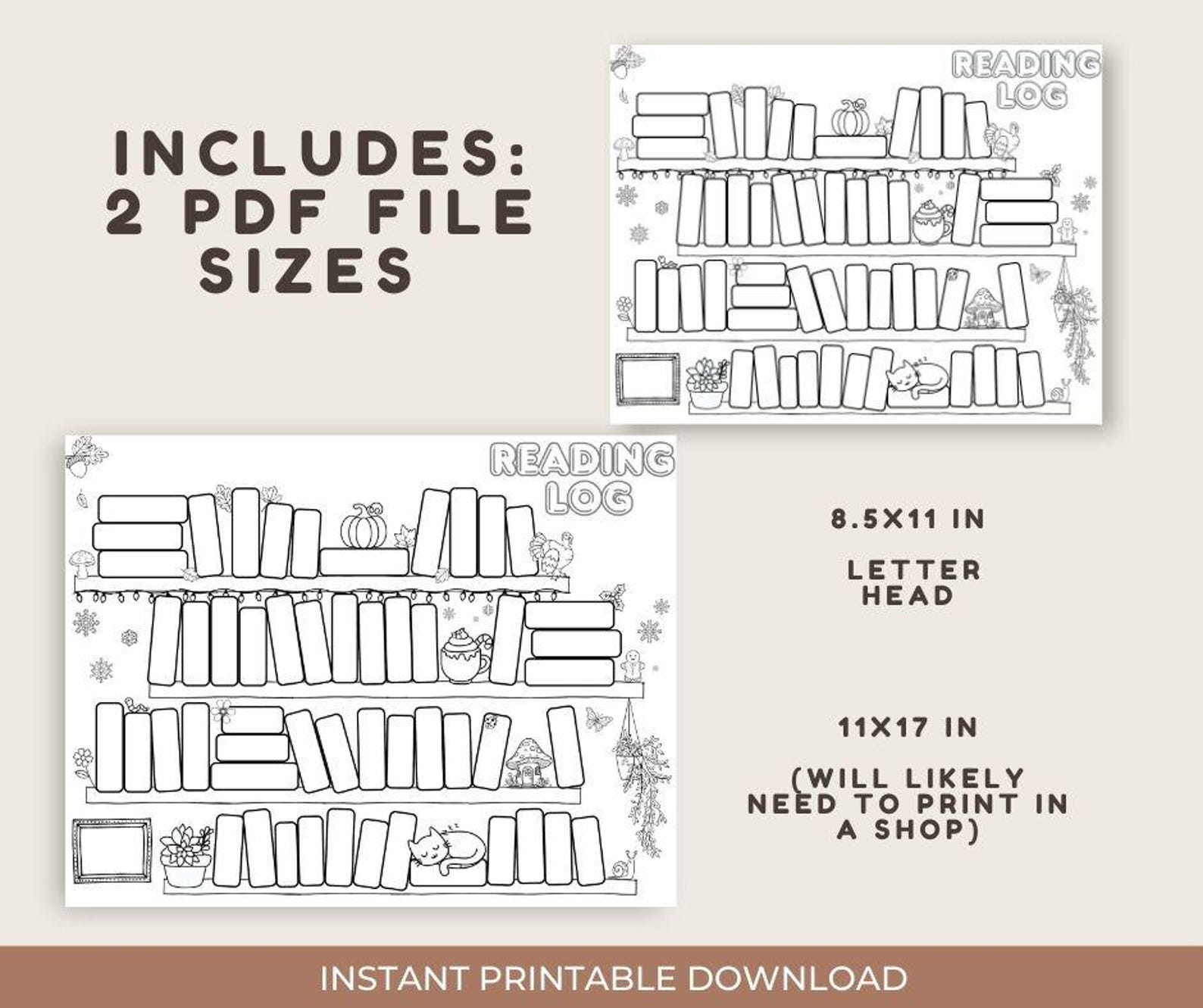 Reading Log Printable | Book Tracker | Homeschool Resources | Cozy ...