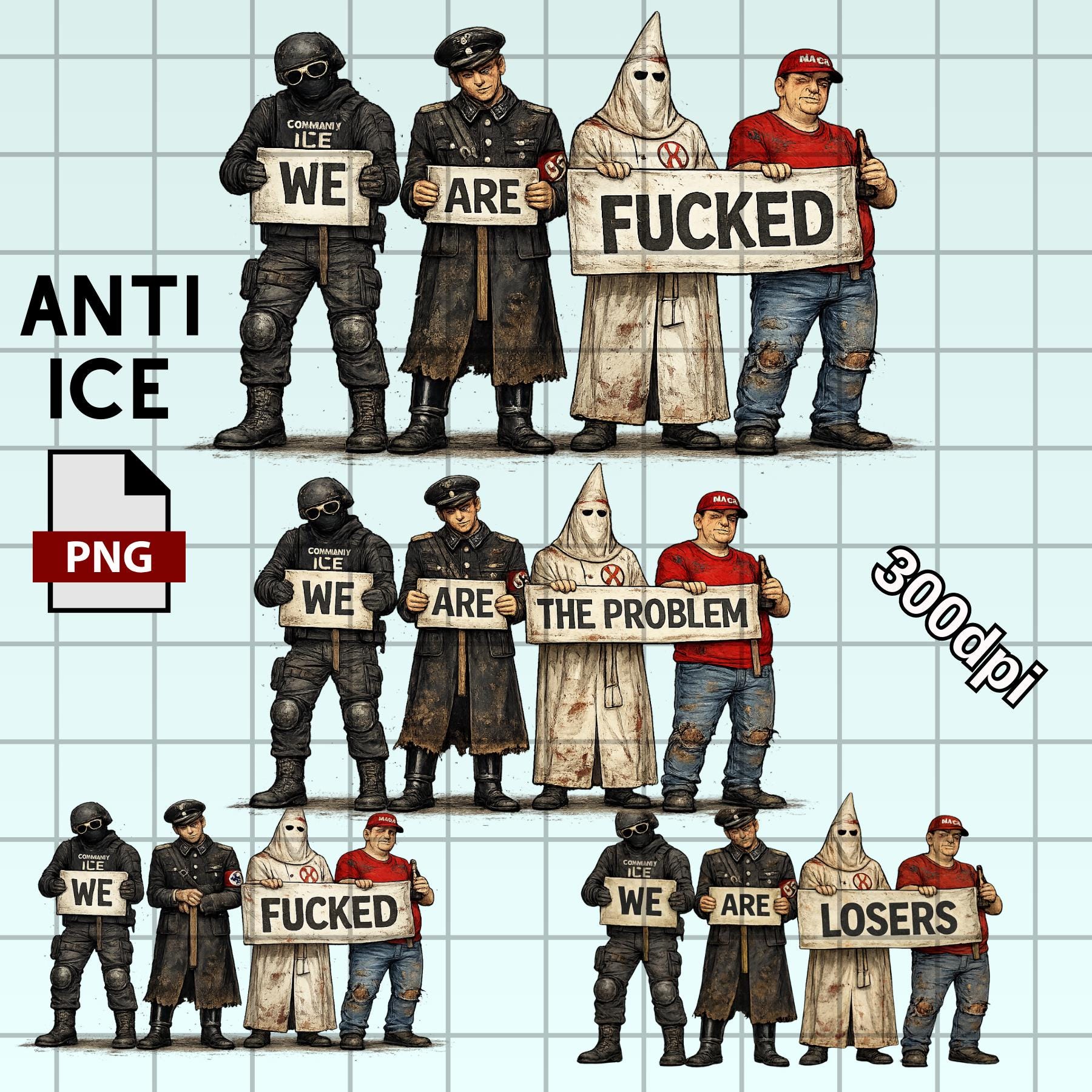 Anti ICE Premium Design Png Bundle,ice Signs,ice Protest Signs Svg ...