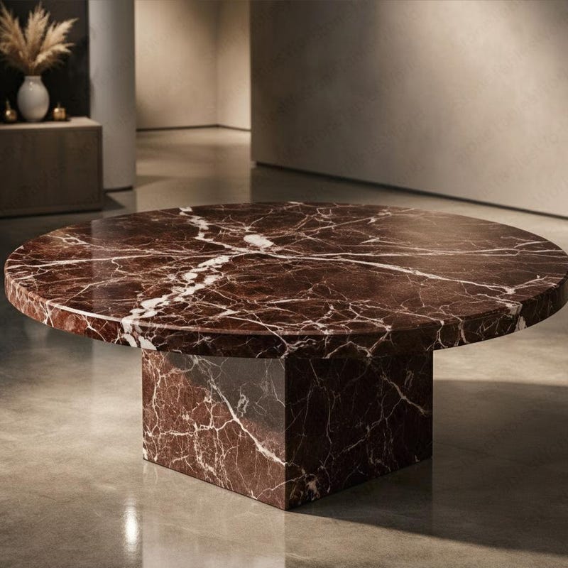 Oval Plinth Coffee Table - Etsy