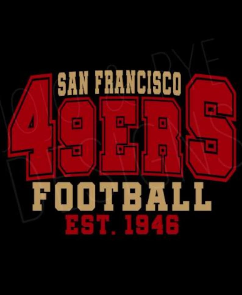 49ERS Football PNG Digitial Download - Etsy