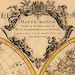 1720 Old World Map Historic Antique Map Guillaume De L'isle Mappe Monde ...