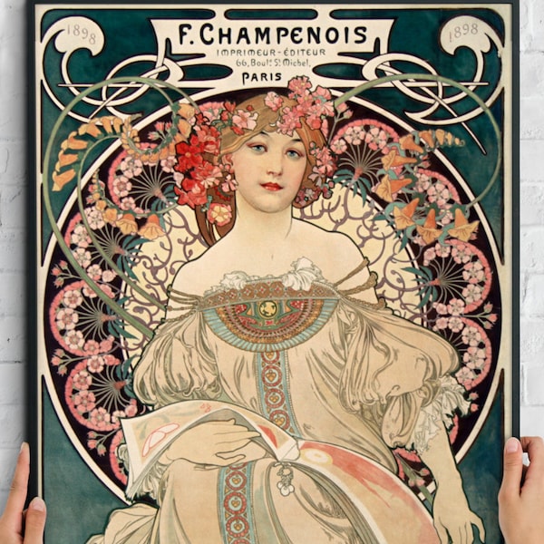 Mucha Poster - Etsy