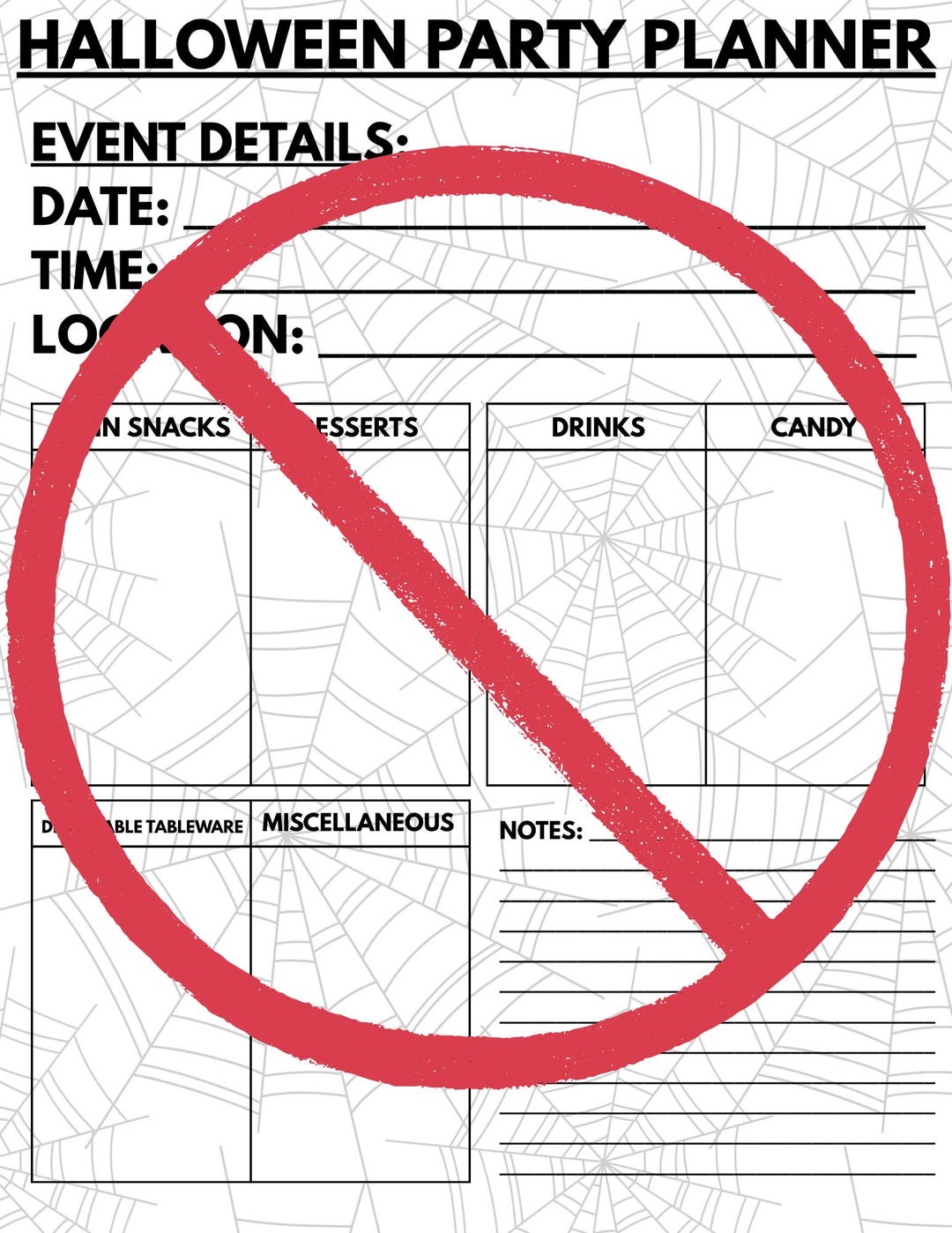 Halloween Party Planner Bundle: Decorations, Games, and Coloring Pages ...