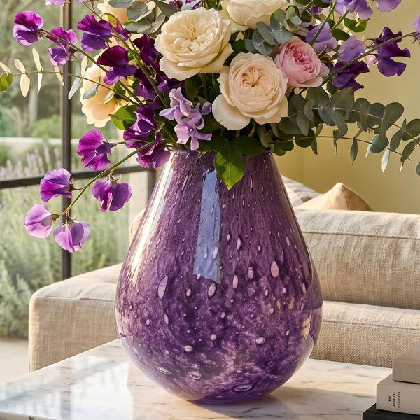 Purple Vases - Etsy