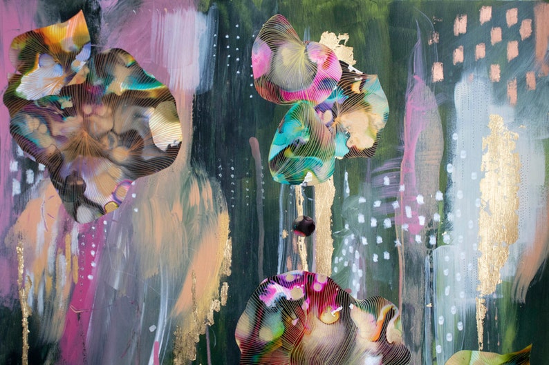 Intimacy Encountered Original Abstract Mixed Media Collage - Etsy