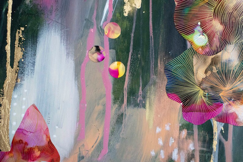 Intimacy Encountered Original Abstract Mixed Media Collage - Etsy