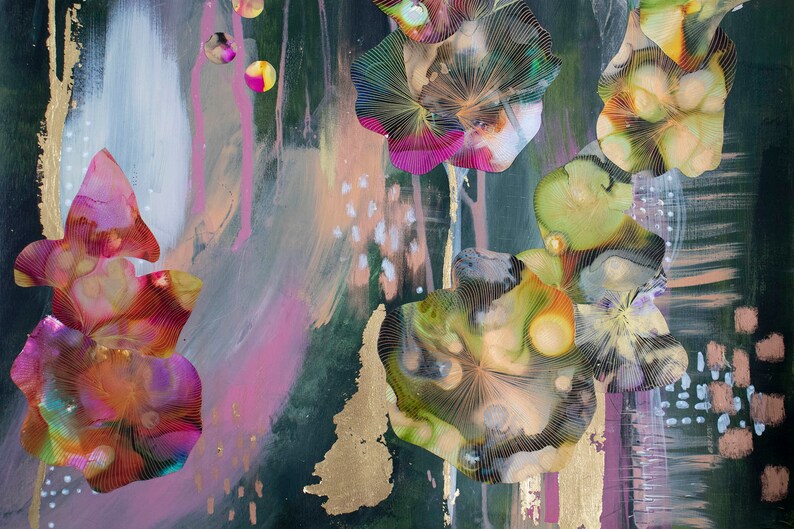 Intimacy Encountered Original Abstract Mixed Media Collage - Etsy