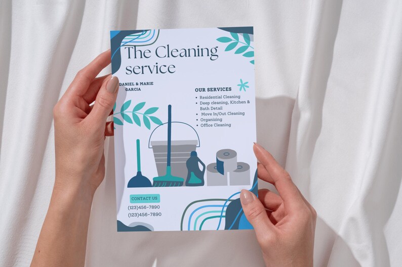 Cleaning Service Invitation - Etsy UK