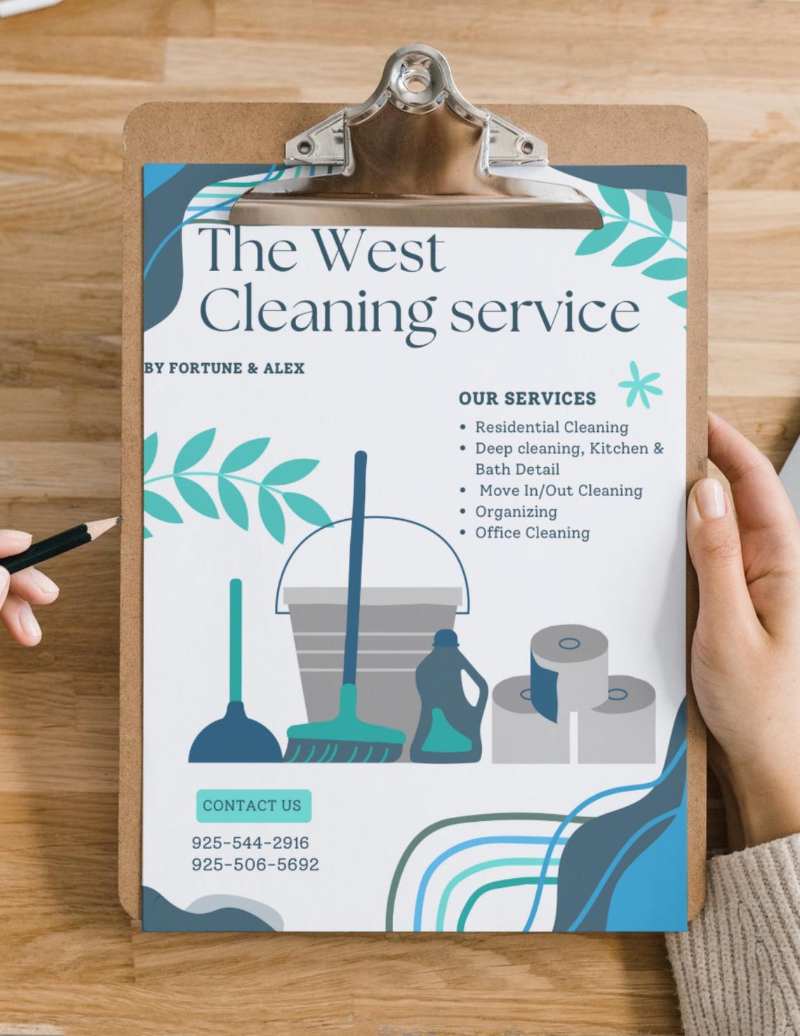 Cleaning Service Invitation - Etsy UK