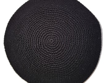 Kippah Jewish Kipa Hand Knit Kippot Vog 12cm Judaica Crochet - Etsy