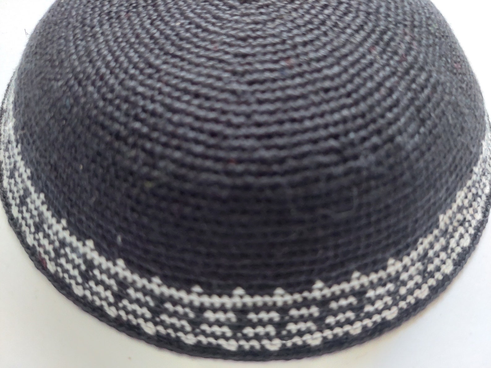 Crochet Kippah, Knit Yarmulke, 16cm Yarmulke Wedding, Handmade Yarmulke ...