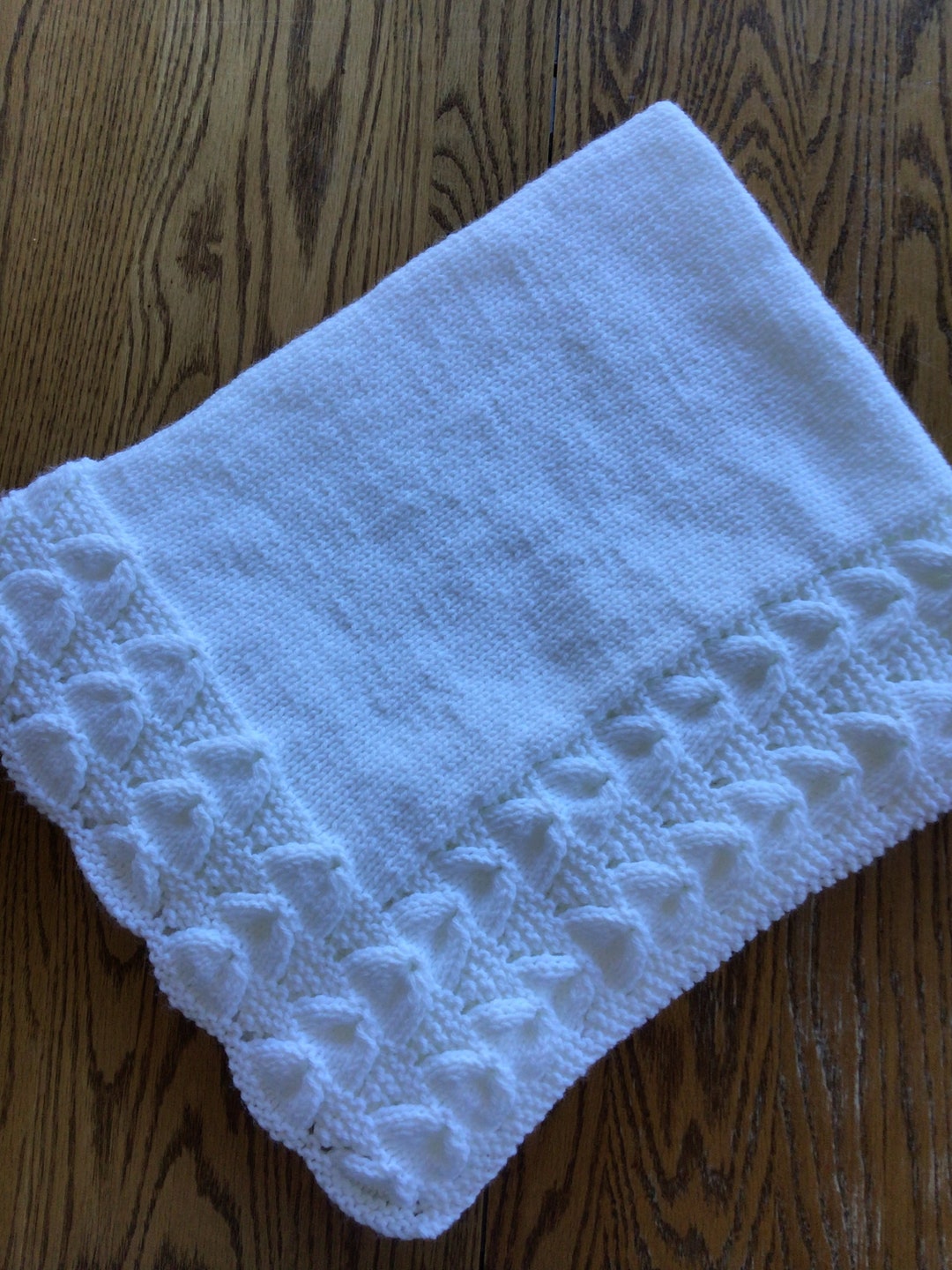 New Hand Knit Christening Wrap - Etsy