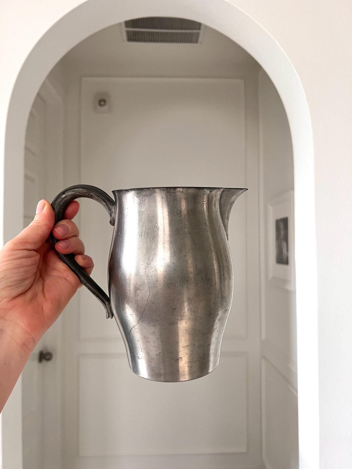 Vintage Pewter Water Pitcher by International Silver - Etsy