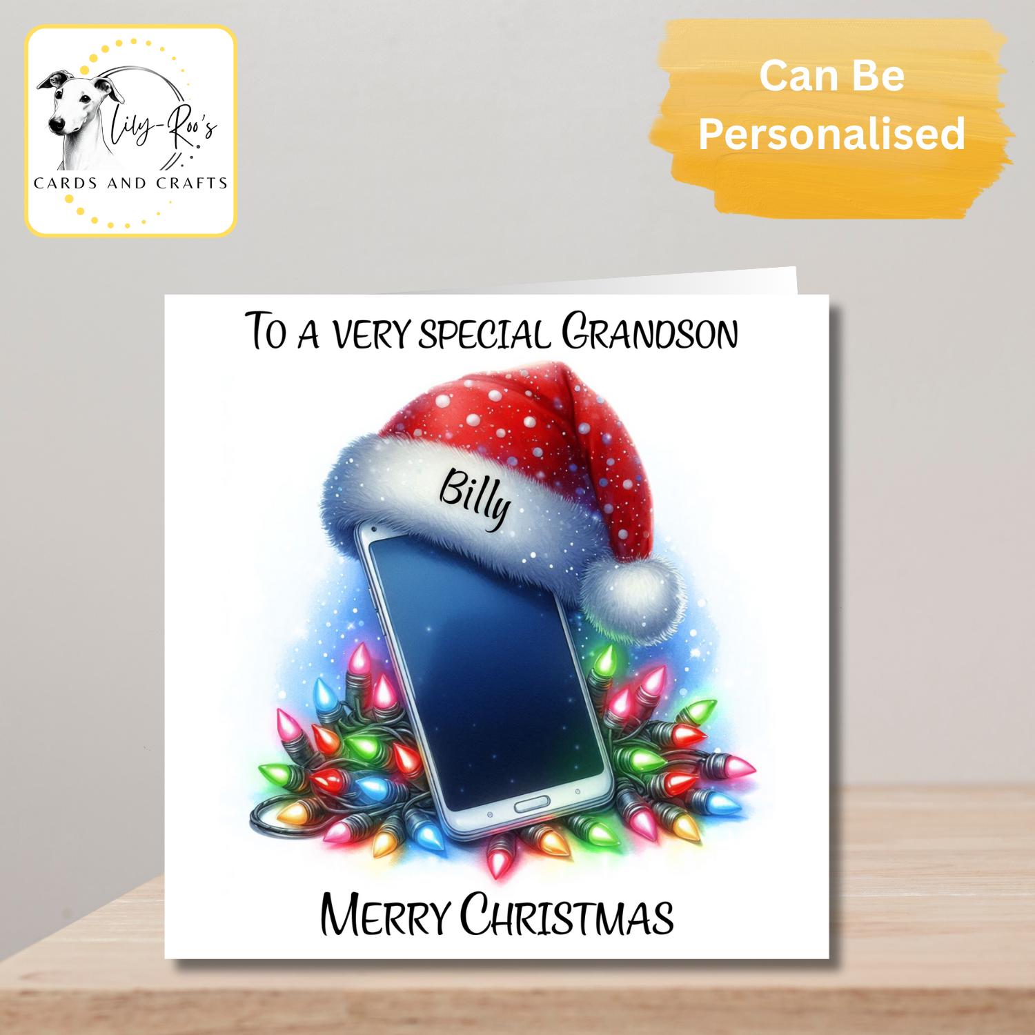Personalised Teenage Christmas Card - Etsy UK