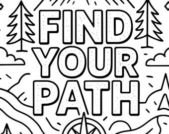 Digital Coloring Pages for Teens - Positive Affirmations, Stress Relief ...