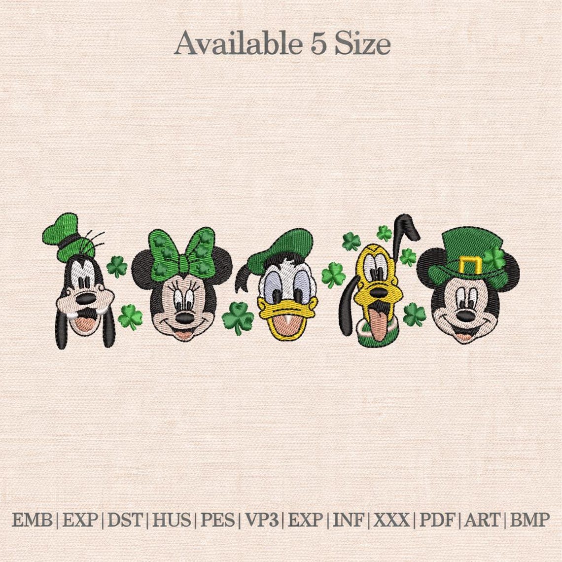 St Patrick Character Embroidery Design | Irish Cartoon Faces Machine ...