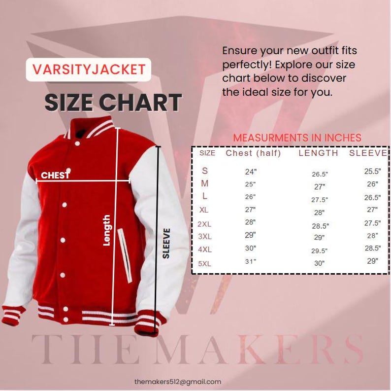 Classic Men's Wool & Leather Varsity Jacket | Custom Chenille ...