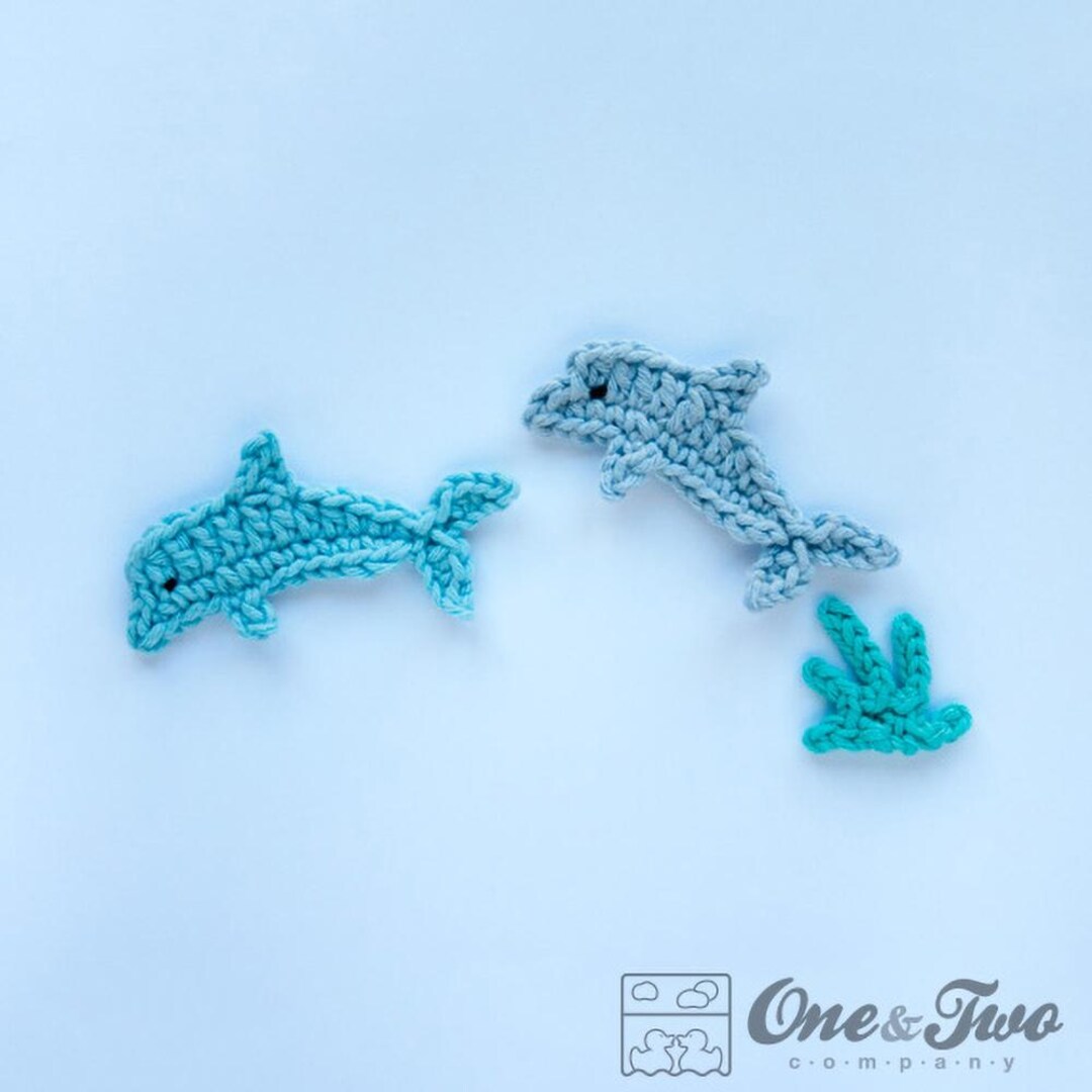 Dolphin Applique - PDF Crochet Pattern - Instant Download ...