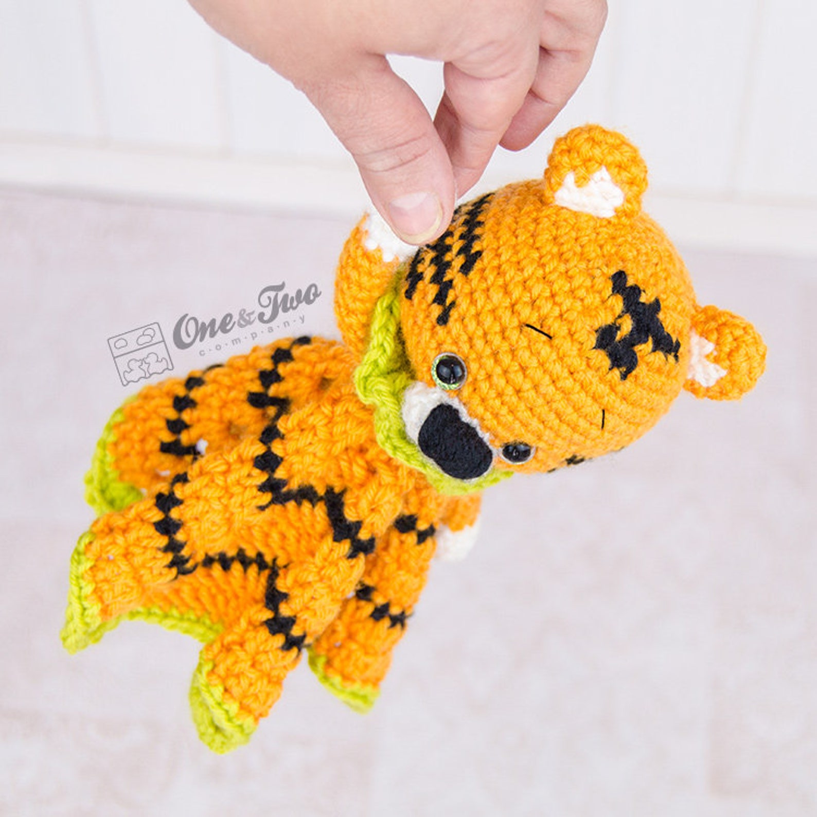 Lovey Crochet Pattern Tiger PDF Security Blanket Tutorial - Etsy