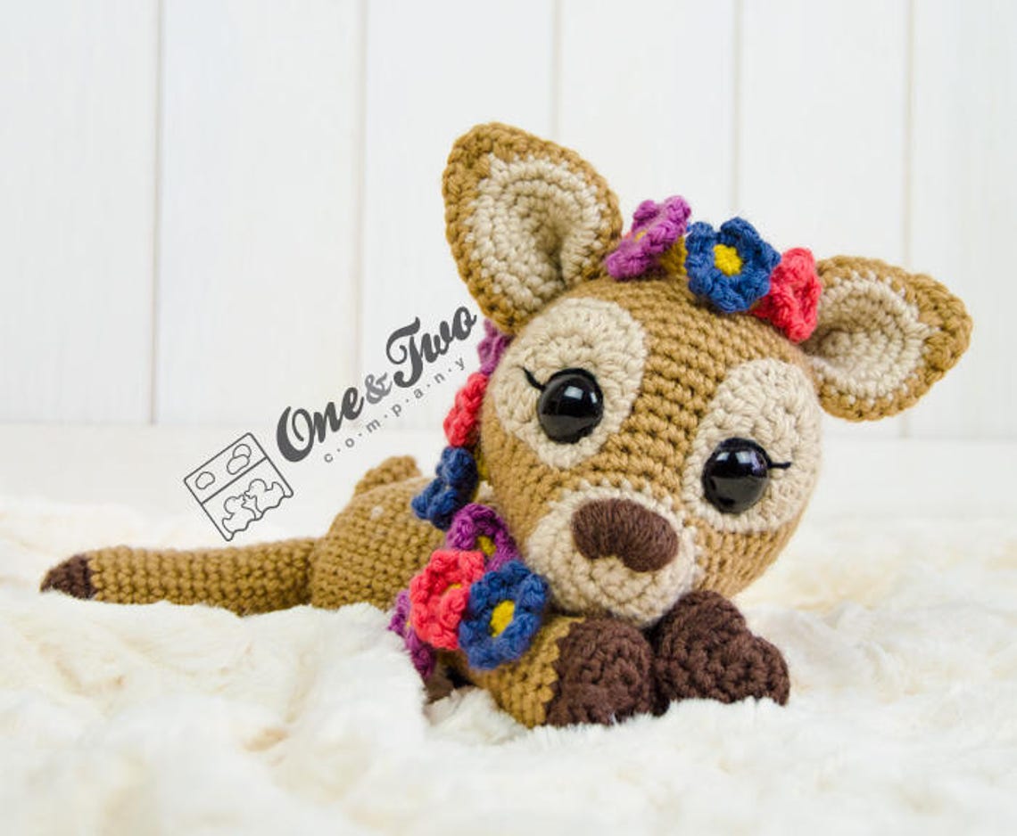 Amigurumi Pattern Fawn PDF Crochet Pattern Tutorial - Etsy