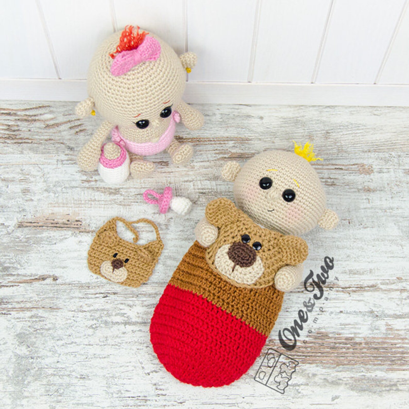 Crochet Amigurumi Pattern | Lucy and Linus the Baby Twins | PDF Digital ...