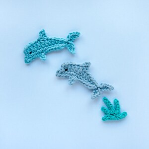 Dolphin Applique - PDF Crochet Pattern - Instant Download ...
