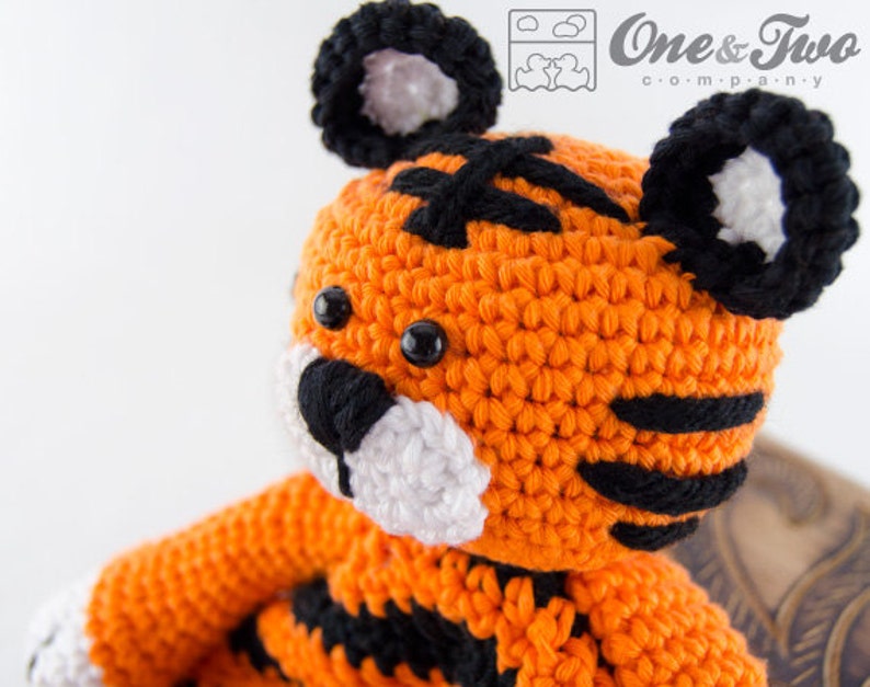 Lovey Crochet Pattern Tiger PDF Security Blanket Tutorial - Etsy