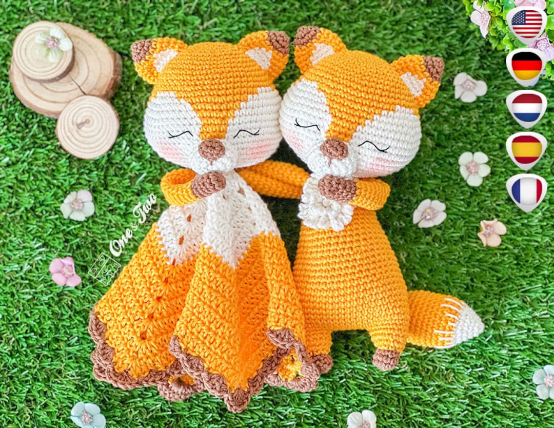 Combo Pack Remy the Fox Minilovey and Amigurumi Set PDF Crochet Pattern ...