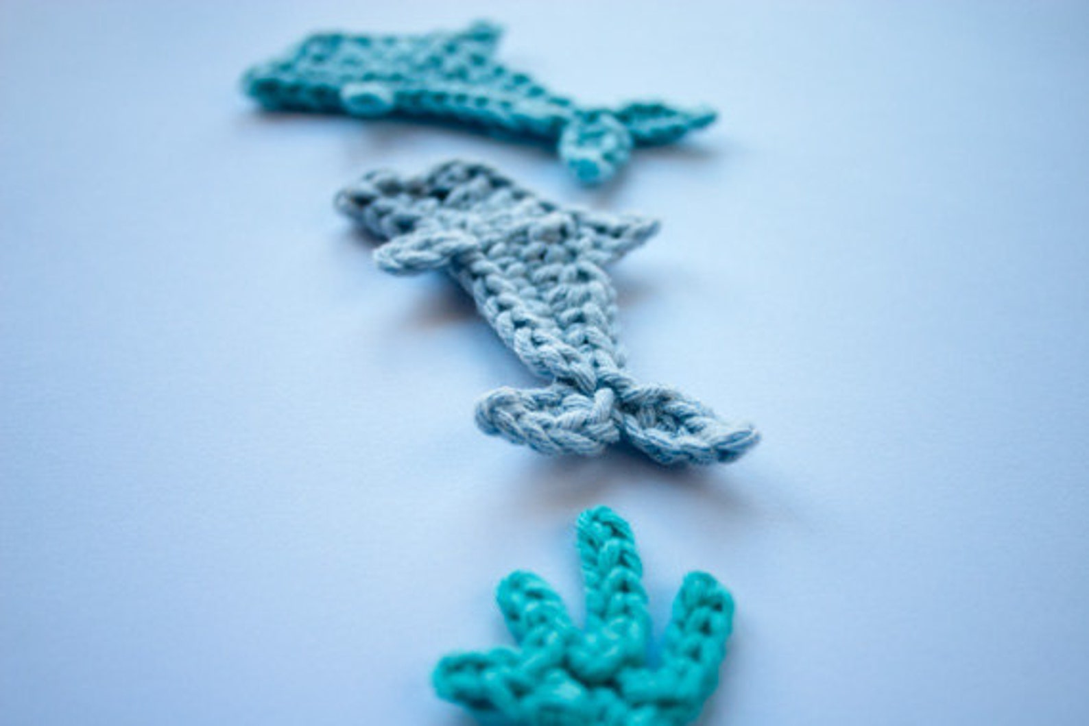 Dolphin Applique PDF Crochet Pattern Instant Download | Etsy UK