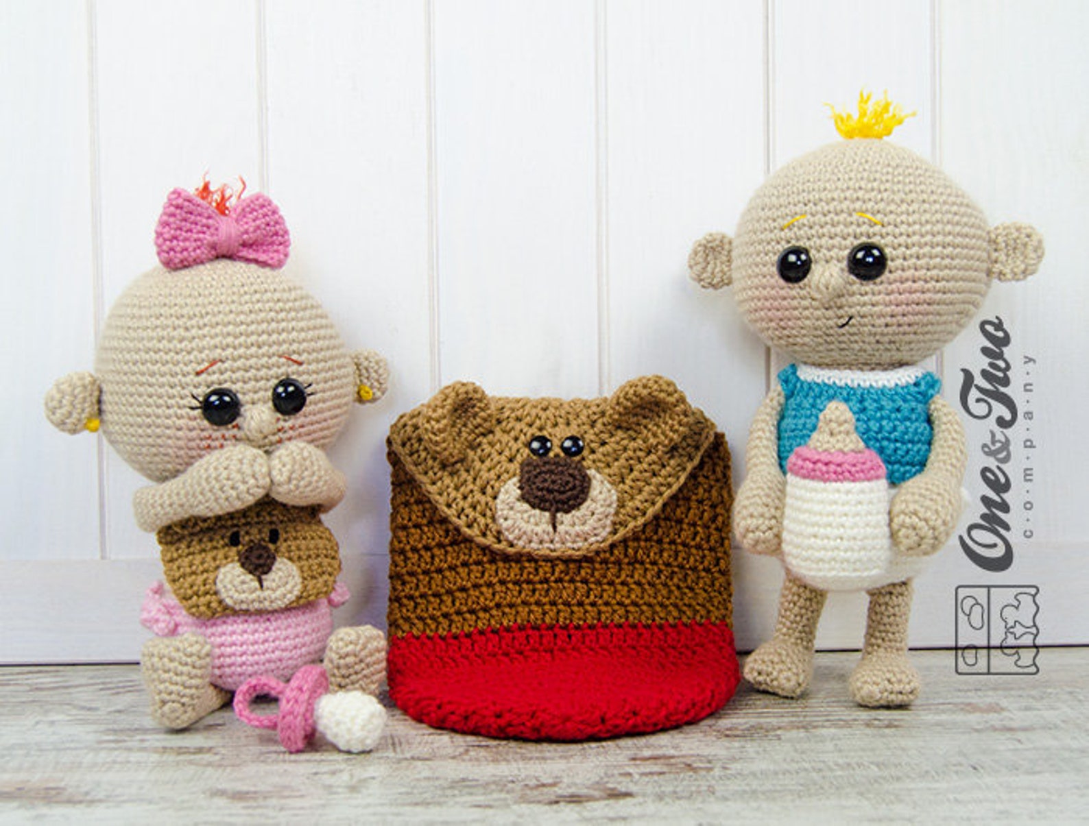 Crochet Amigurumi Pattern | Lucy and Linus the Baby Twins | PDF Digital ...
