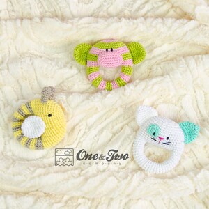 Crochet Pattern - Monkey PDF Rattle Crochet Pattern - Tutorial Digital ...